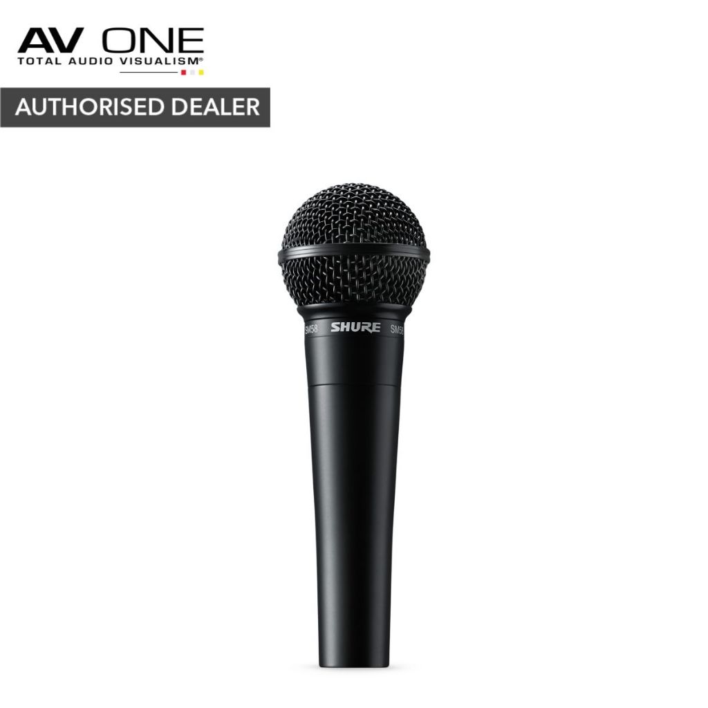 Shure SM58 Special Black Edition Legendary Vocal Microphone - AV One Authorised Dealer/Official ...