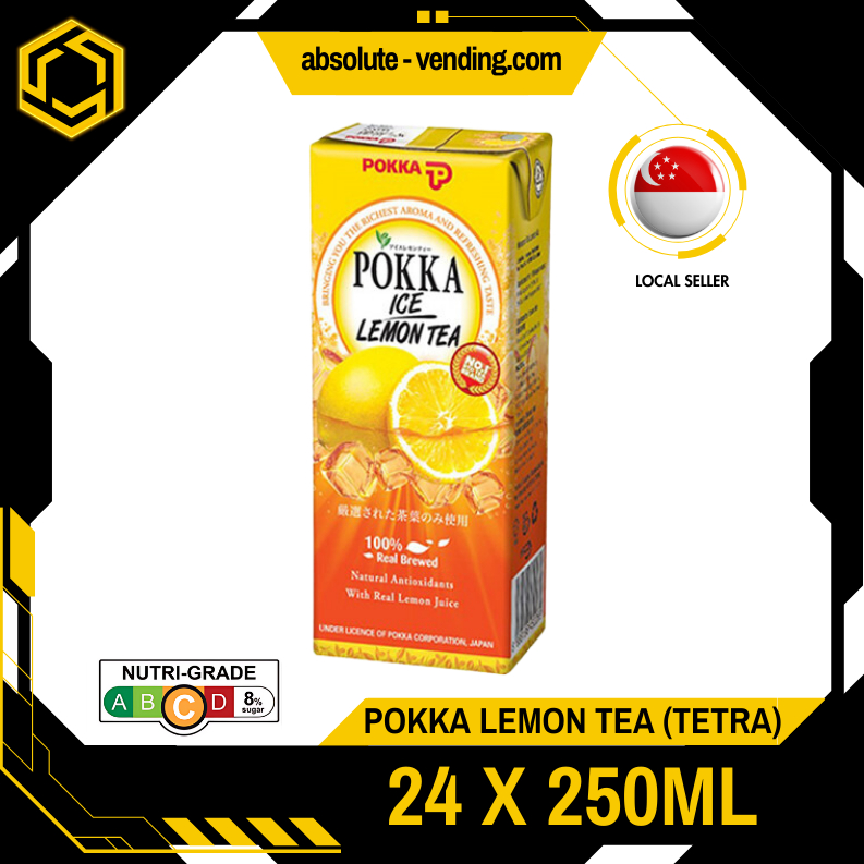 POKKA Lemon Tea 250ML X 24 (TETRA) | Shopee Singapore