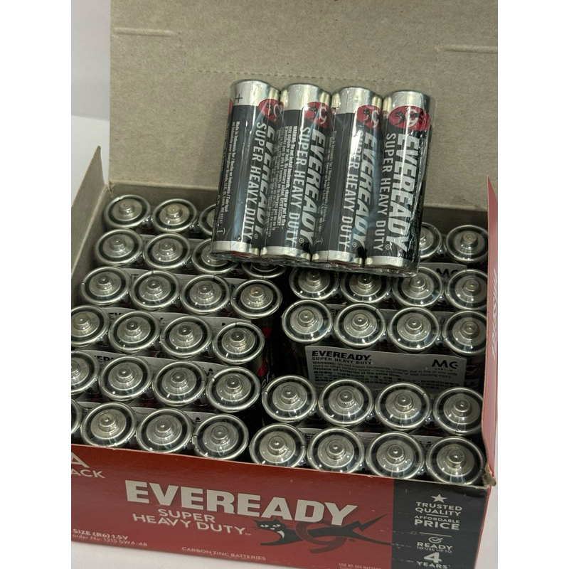 EVEREADY Super Heavy Duty AA Size Battery 1 Box (12x4pack) 48pcs ...