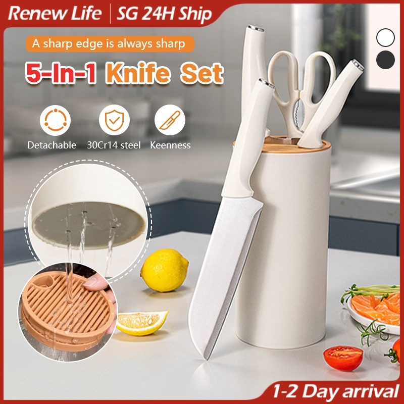 【NDD】7pcs Knife Kitchen Household Multipurpose Stainless Steel Kitchen ...