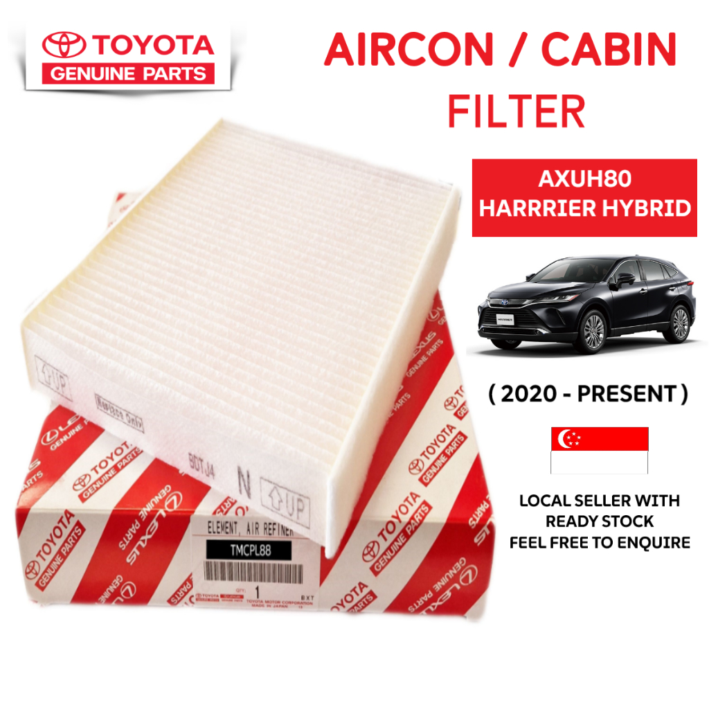 TOYOTA HARRIER HYBRID 2.5L ( AXUH80 ) CABIN / AIRCON FILTER - SINGAPORE ...