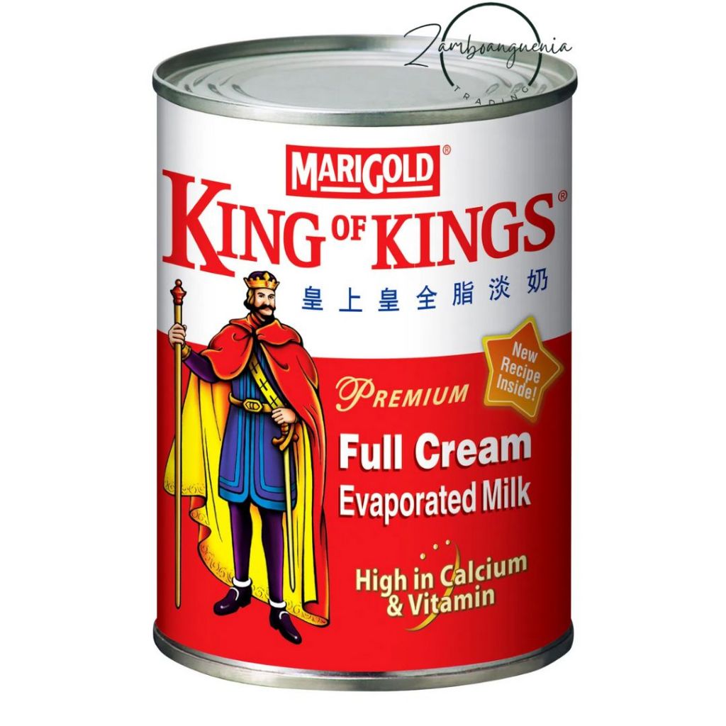 MARIGOLD King of Kings Full Cream Evaporated Milk (395g) [SG] | Shopee Singapore