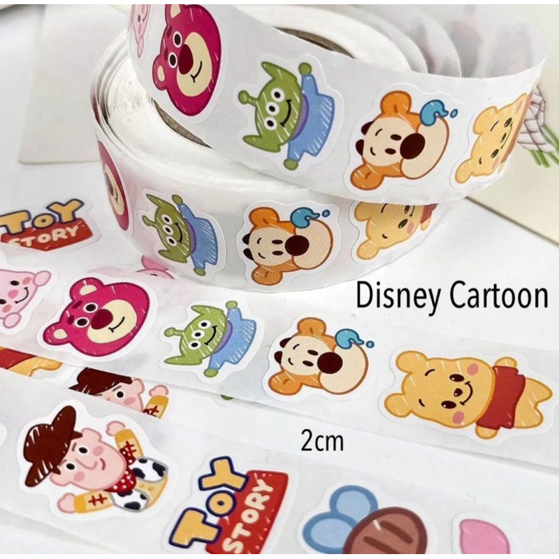 [SG STOCK] 2cm Disney Cartoon Motivational Reward Stickers 50pcs ...