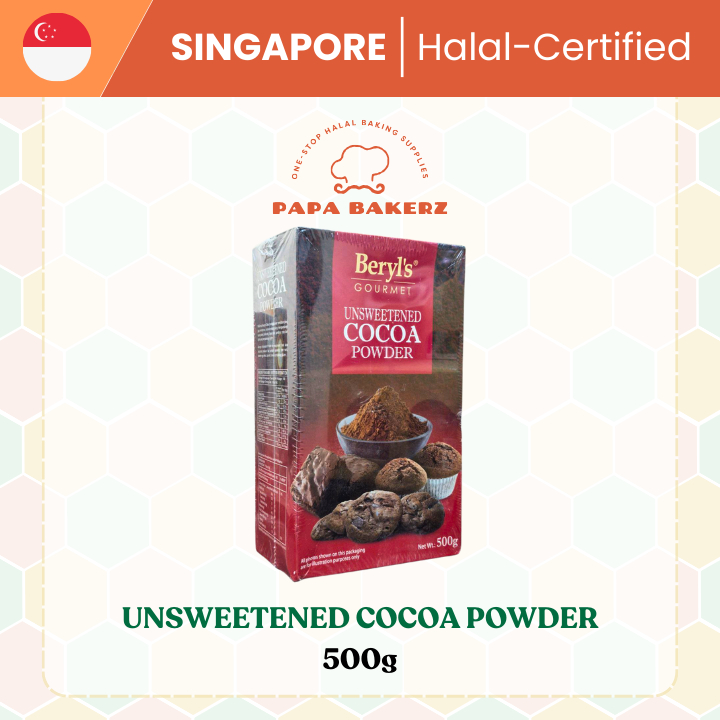 Beryl's Gourmet Unsweetened Cocoa Powder 500G | Shopee Singapore