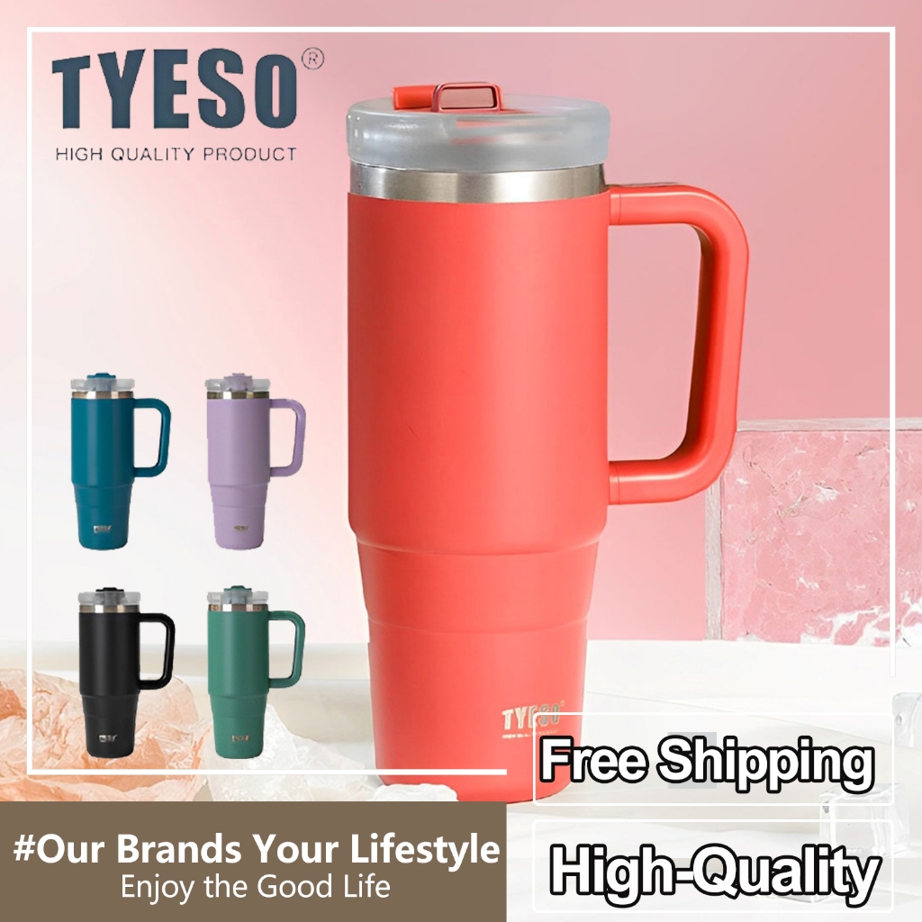 Tyeso Tumbler With Handle Design 900ml/1200ml Stainless Steel Insulated ...