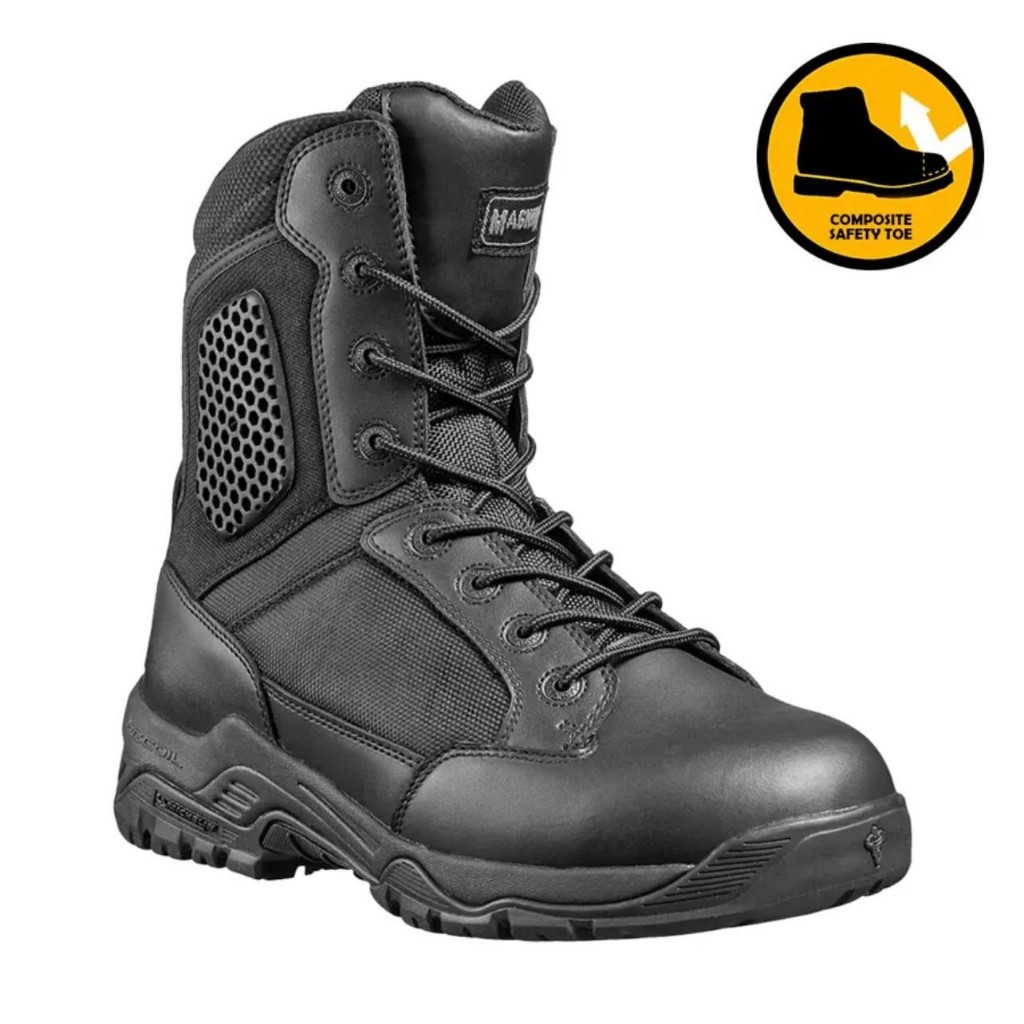 Magnum - Strike Force 8.0 Side-Zip Wide Boots Size (Composite Toe ...