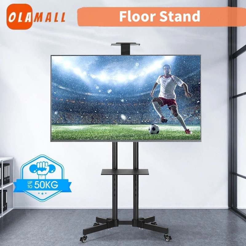 Floor Stand Mobile TV Bracket Mobile Cart TV Bracket with Universal ...
