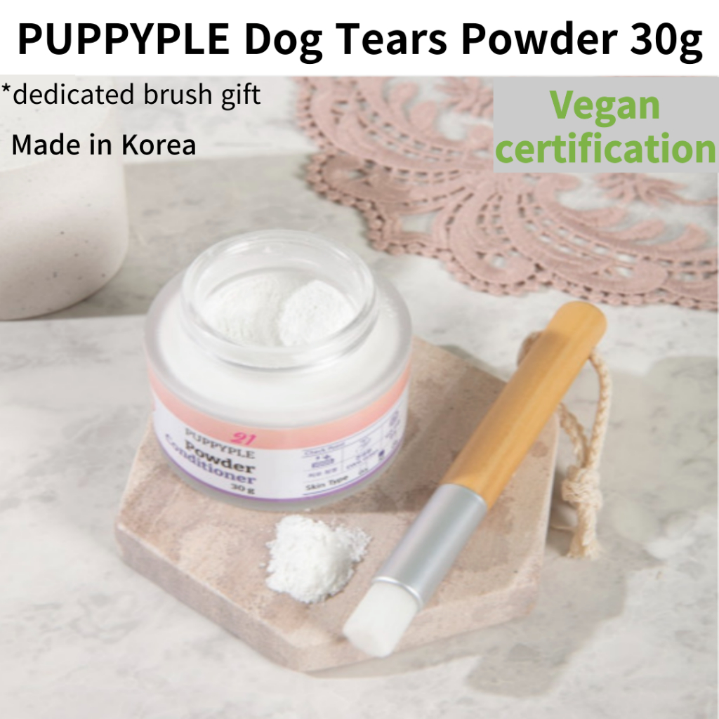 KOREA PUPPYPLE Dog Tears Powder 30g (Vegan certification) | Shopee ...