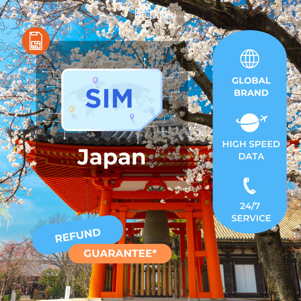 Japan Travel SIM - High-Speed 4G/5G Unlimited Data (3, 5, 7 Days ...