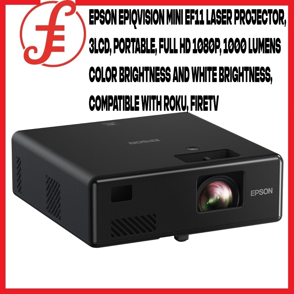 Epson EpiqVision Mini EF11 FULL HD 1080P Laser Projector | Shopee Singapore