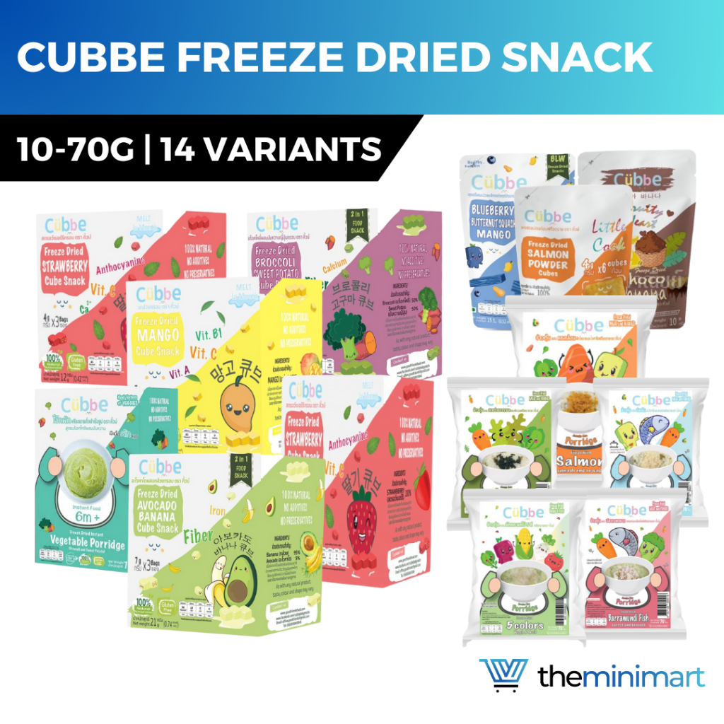 Cubbe Freeze-Dried Natural Snack - Premium Quality, Nutrient-Retained ...