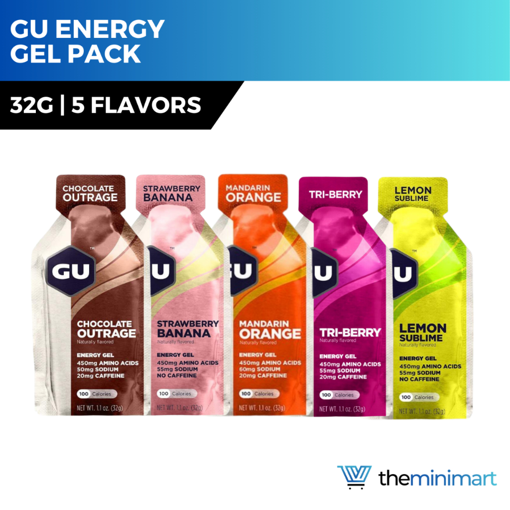 GU Energy Gel Pack 32g - 13 Flavors | Shopee Singapore