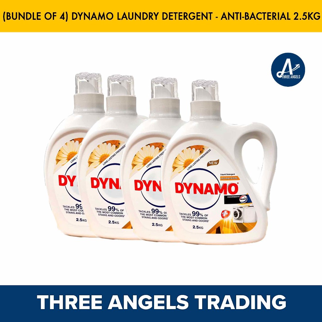 (Bundle of 4) Dynamo Laundry Detergent - Anti-Bacterial 2.5kg | Shopee ...