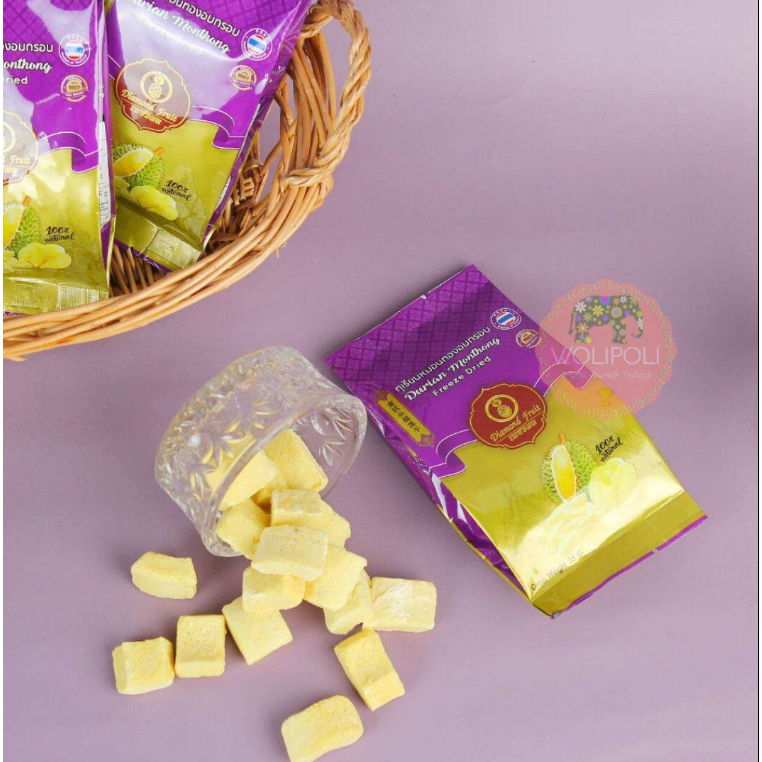 Freeze Dried Durian Monthong Premium 100% Thai Fruit | Shopee Singapore