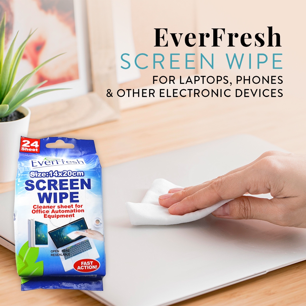 EverFresh Screen Wipe Wet Tissue | Remove Dirt Dust Impurities Phone ...