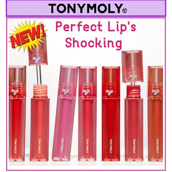 [Tonymoly] Perfect Lips Shocking Lip Tint 7g | Shopee Singapore