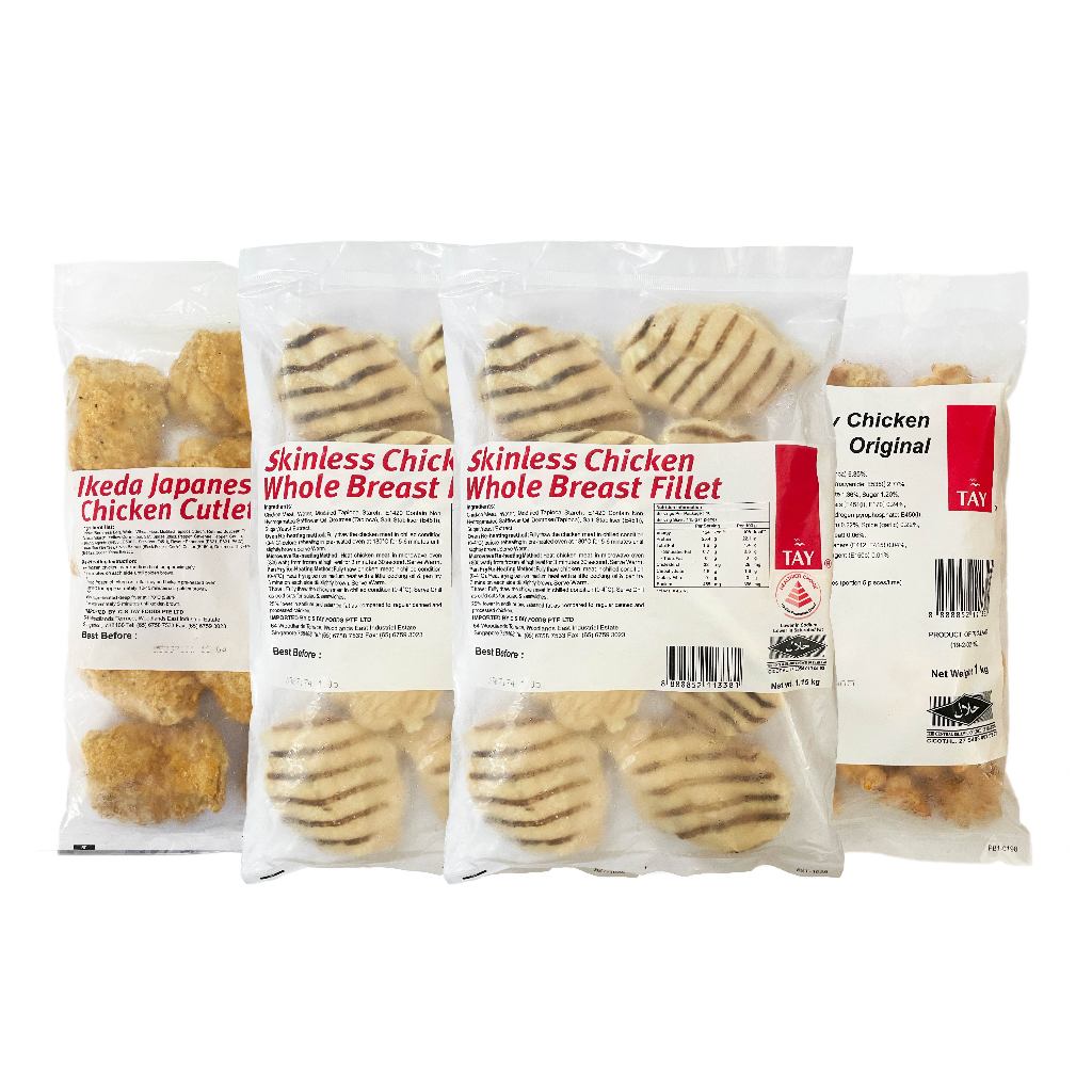 [Bundle of 4] Tay Chicken - Skinless Breast Fillet/ Jap Crispy / Ikeda ...