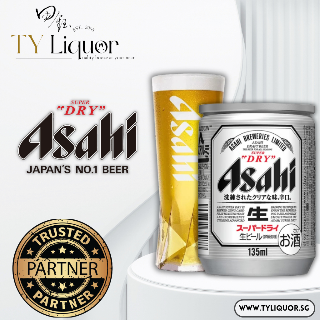 Asahi Super Dry Mini, 24 Mini Cans x 135ml | Shopee Singapore
