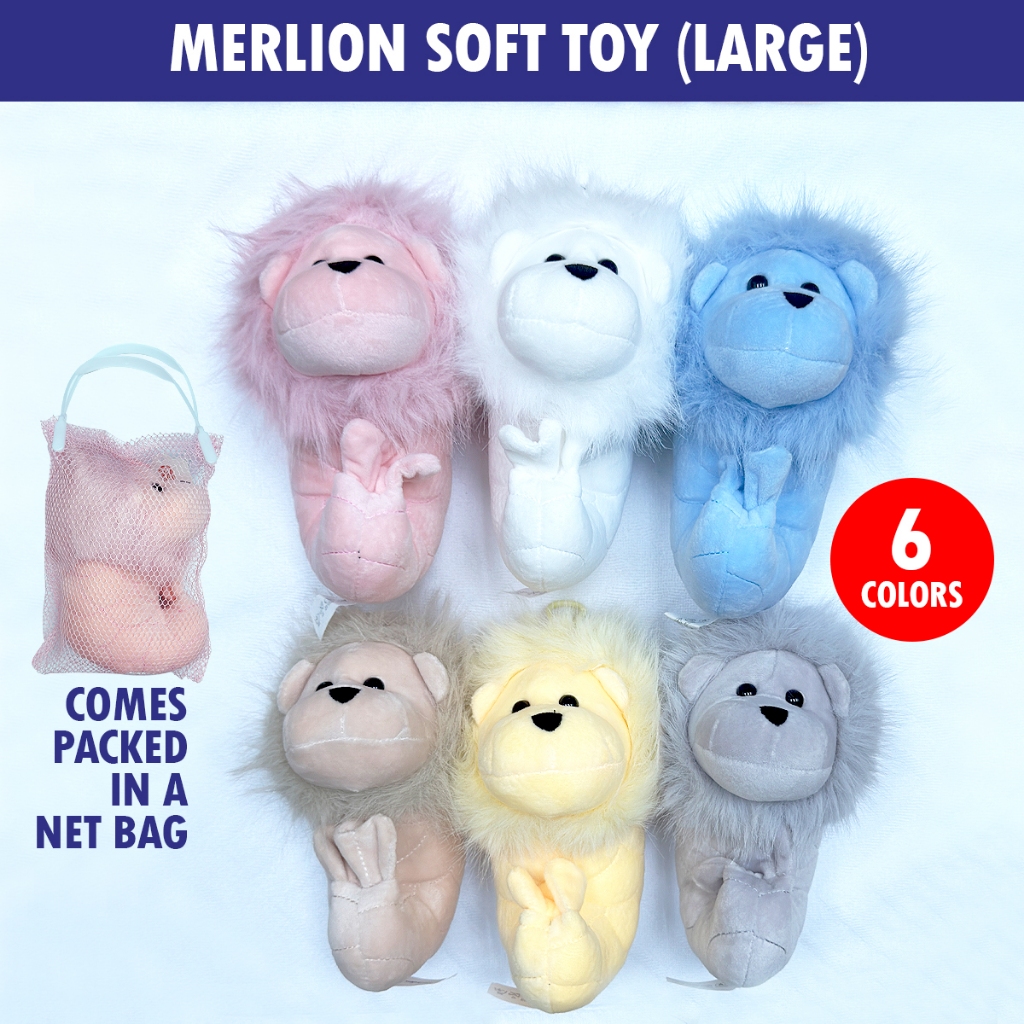 [SG Ready Stock] Merlion Soft Toy (Large)*Singapore Souvenir | Shopee ...
