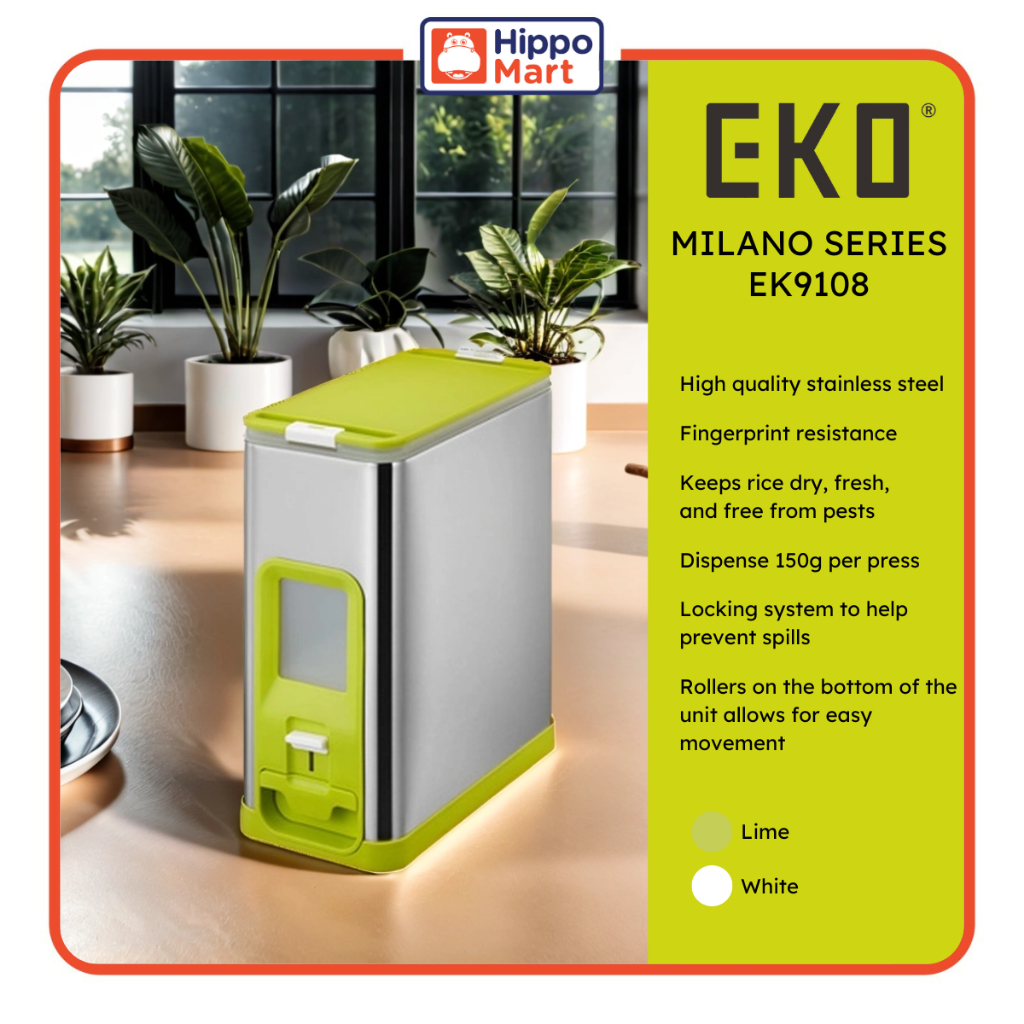 EKO | Milano | EK9108 | Rice Dispenser | 150g per press | Kitchen ...
