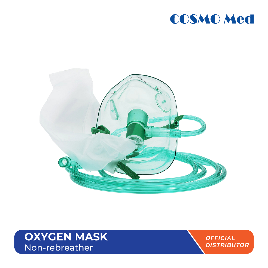 Cosmo Med Oxygen Non-Rebreather Mask with tubing | Shopee Singapore