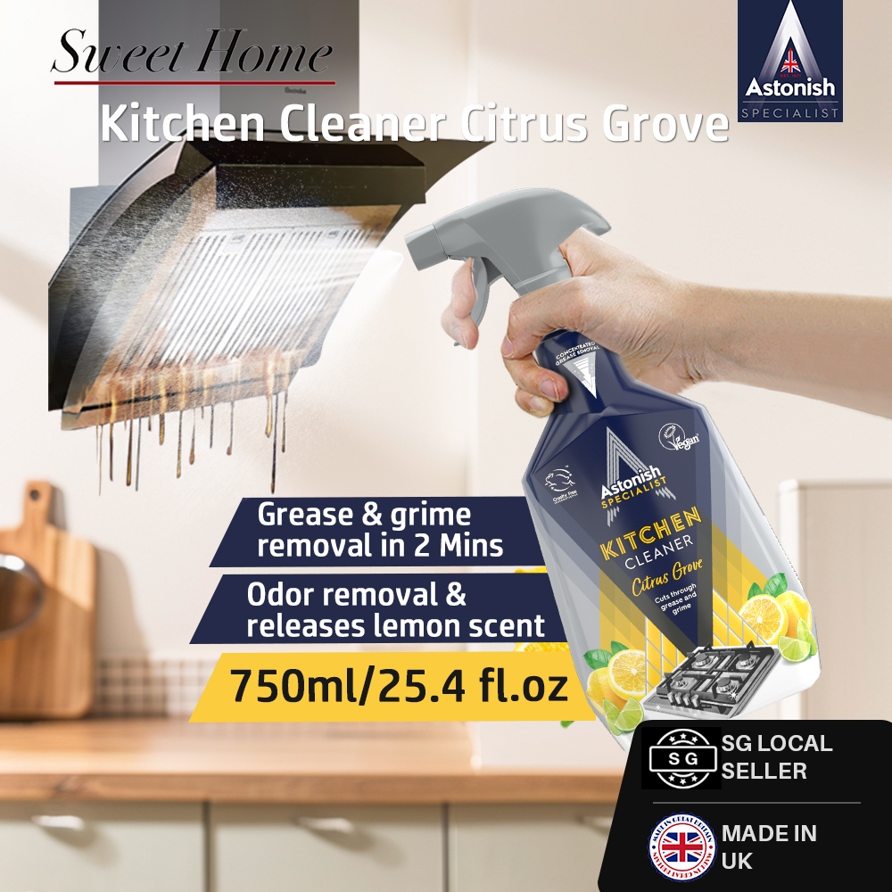 Astonish Specialist C6760 Kitchen Cleaner Citrus Grove 750ml | Shopee ...
