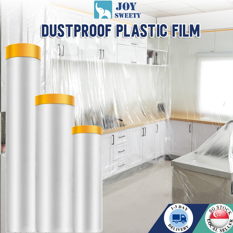 🇸🇬【SG stock】Renovation Plastic Dust Cover Furniture Dustproof Cover ...