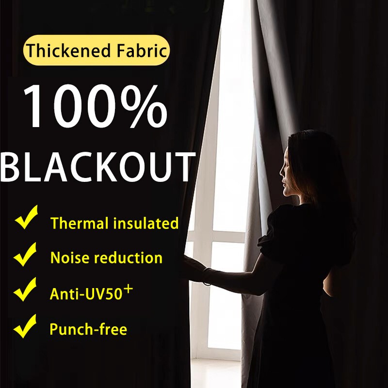 Perforation free installation of Velcro curtain full blackout cloth ...