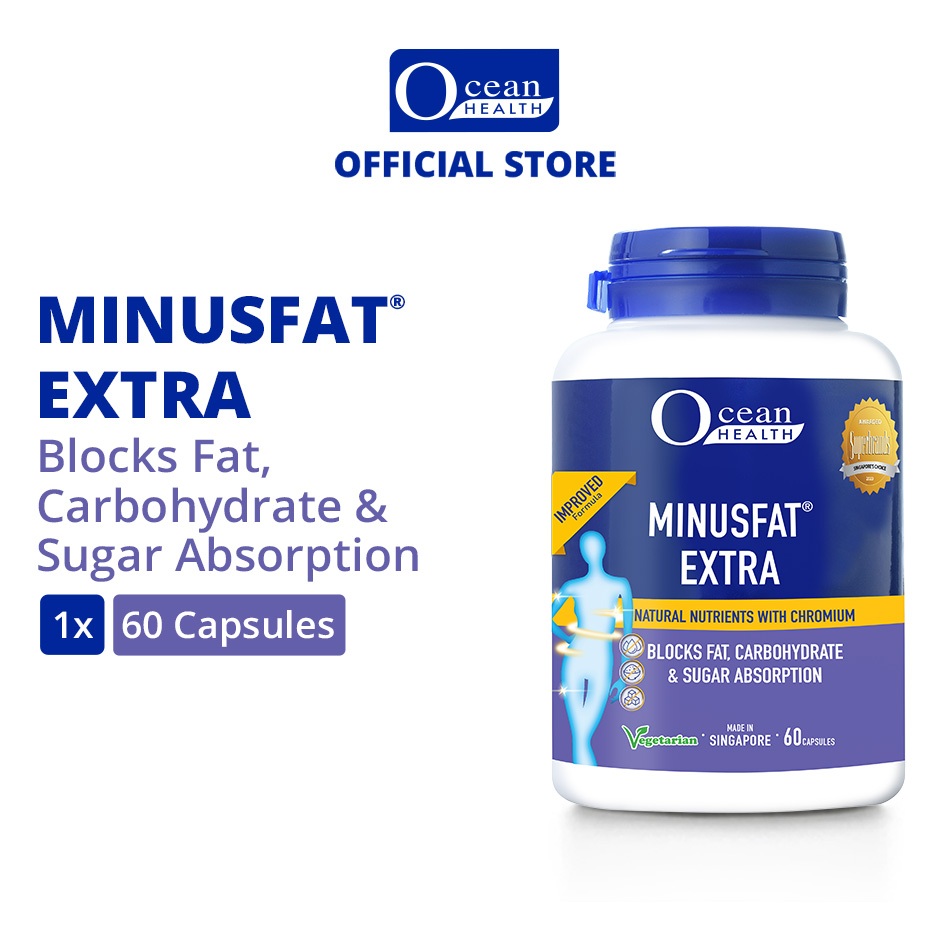 MinusFAT® Extra (NEW IMPROVED FORMULA)(60s)- Ocean Health (Blocks Fat ...