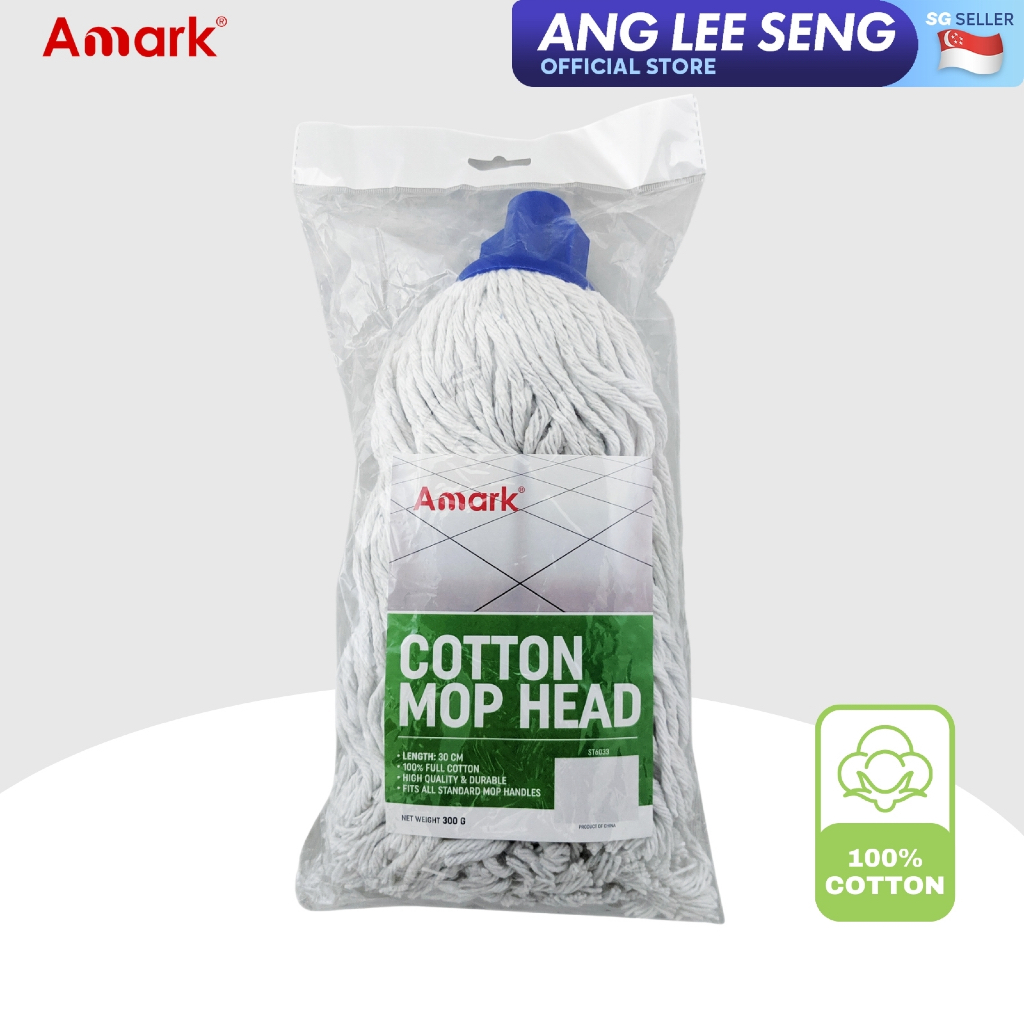 Amark Full Cotton Mop Head 300g | Shopee Singapore