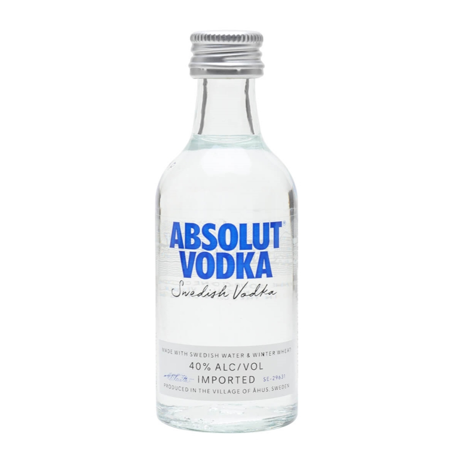 Absolut Blue Original Vodka 50ml 5cl Miniature | Shopee Singapore