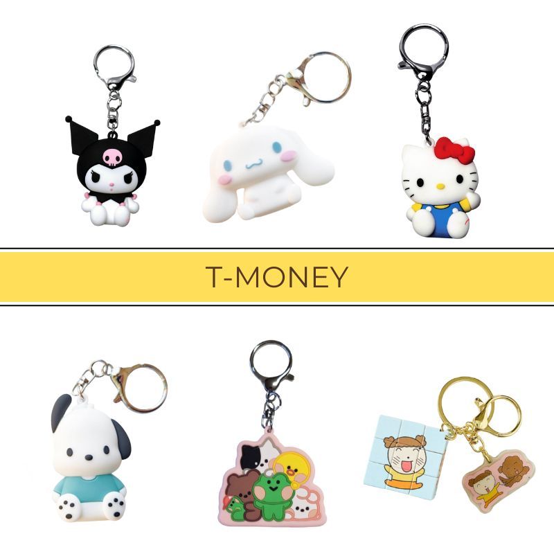 Edition Cute Design[T-money SANRIO Silicon figure Transportation Card ...