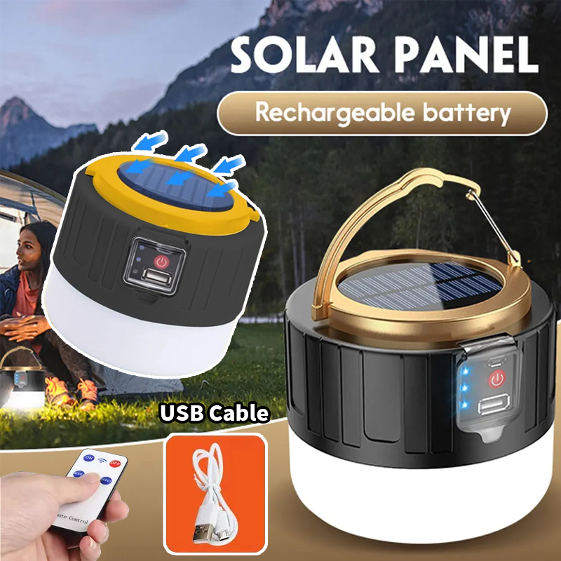 800W Solar Light Outdoor Waterproof Camping Light Portable Solar Light ...