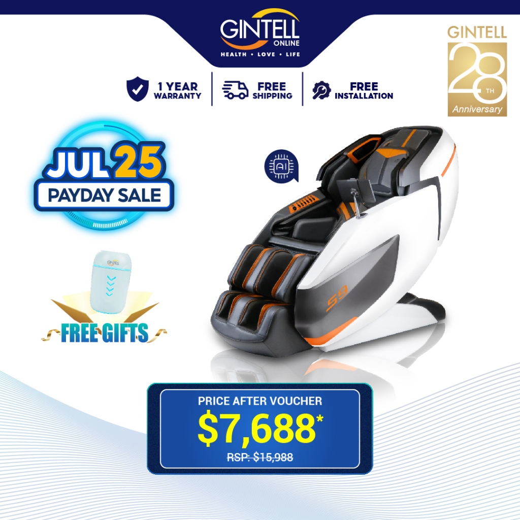 GINTELL S9 SuperChAiR Massage Chair | Shopee Singapore