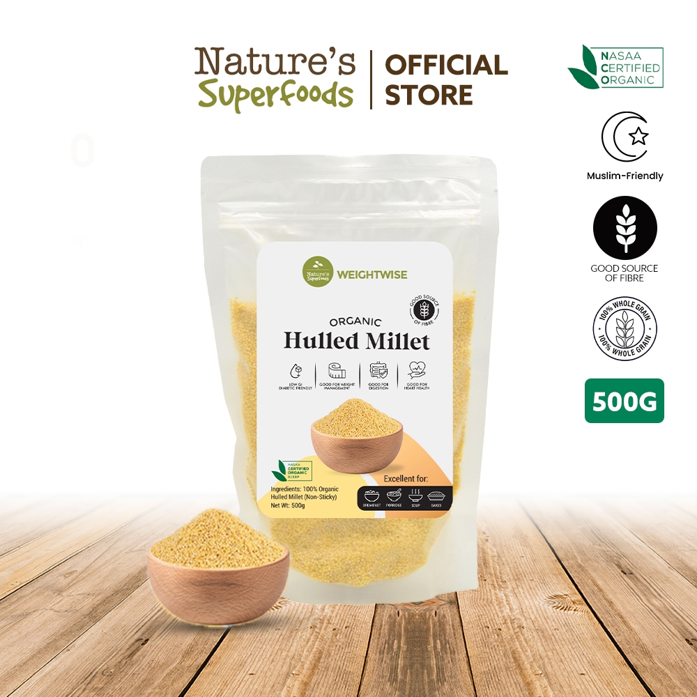 [NEW] Nature’s Superfoods Organic Millet 500G Wholegrain I Gluten Free ...