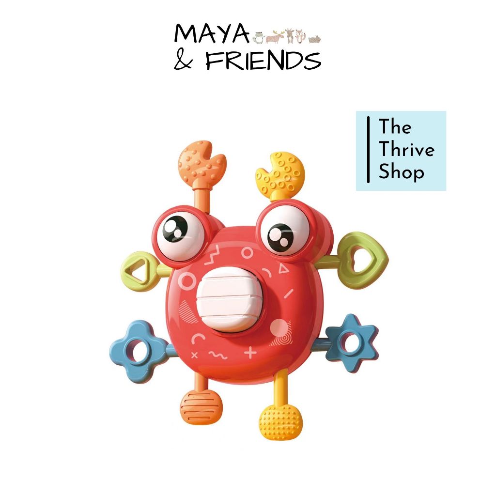 TTS - Maya & Friends Crab Finger Sensory Toy (Assorted Colours ...