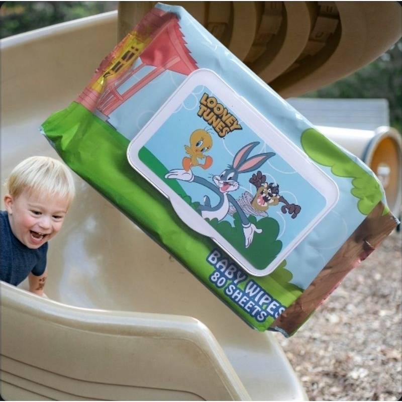 (Bundle Of 24) Looney Tune Baby Wet Wipes Tissue Thick Tissue Looney ...