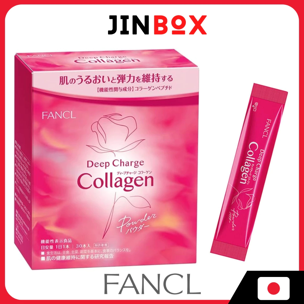 FANCL Deep Charge Collagen Powder 30-day supply (3.4g x 30 bottles ...