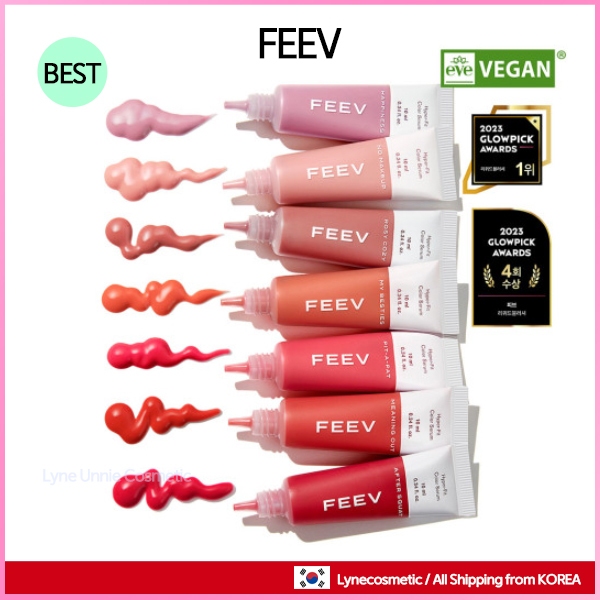 FEEV Hyper-Fit Color Serum Mini Sheer Tint Blush 10ml | Shopee Singapore