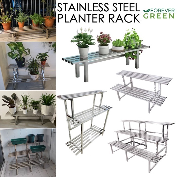 Stainless Steel Plant Rack Planter Rack Outdoor Plant Rack Flower Stand ...