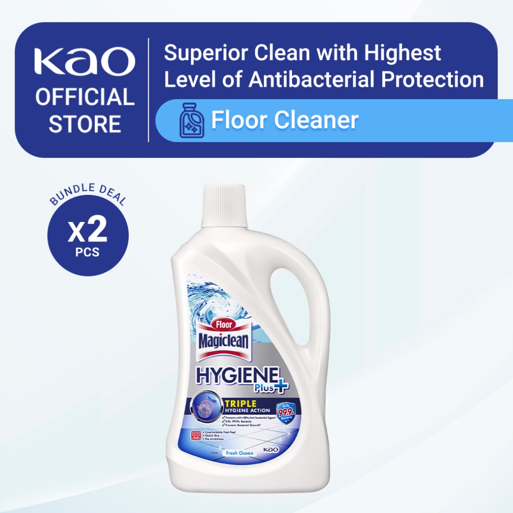 Magiclean Floor Cleaner Hygiene Plus 2L (Bundle of 2) | Shopee Singapore