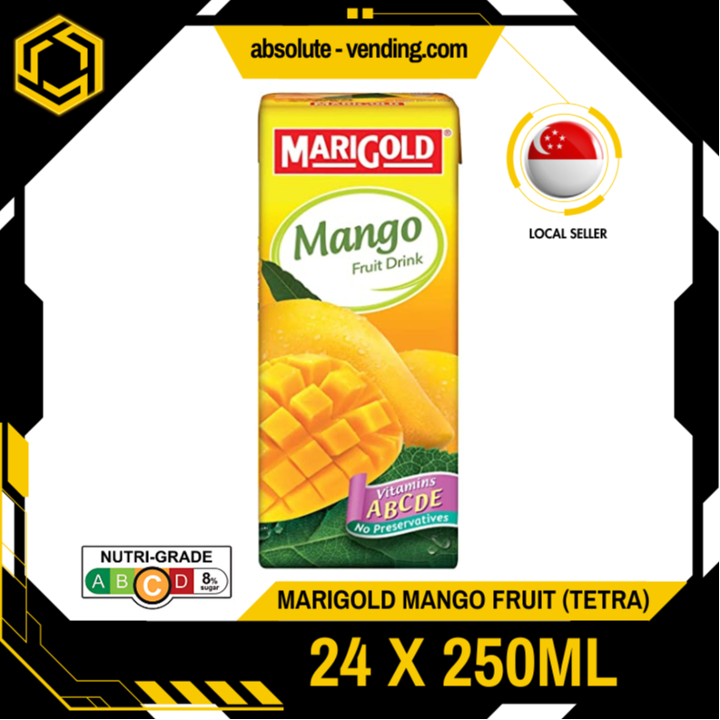 MARIGOLD Fruit Drink Mango 250ML X 24 (TETRA) | Shopee Singapore
