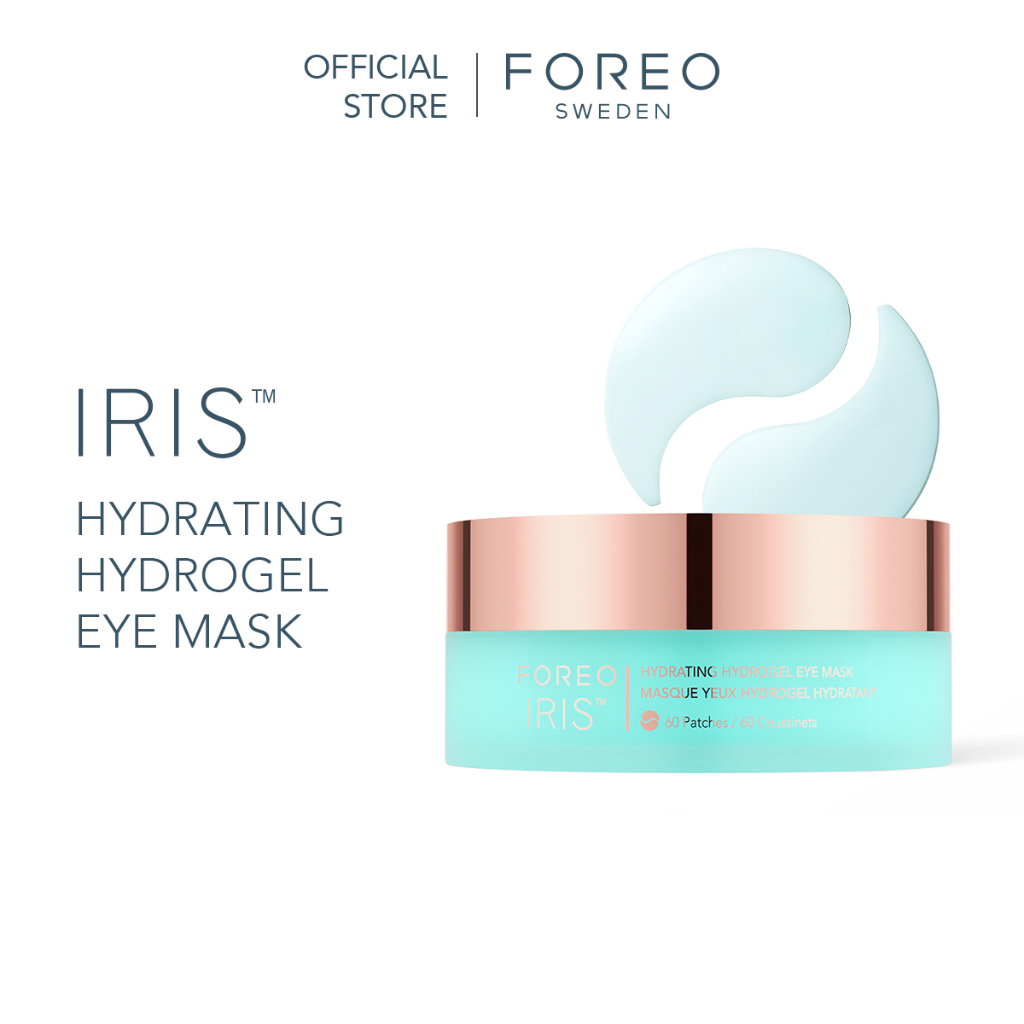 FOREO IRIS Hydrating Hydrogel Eye Mask - Dark Circles Under Eye ...