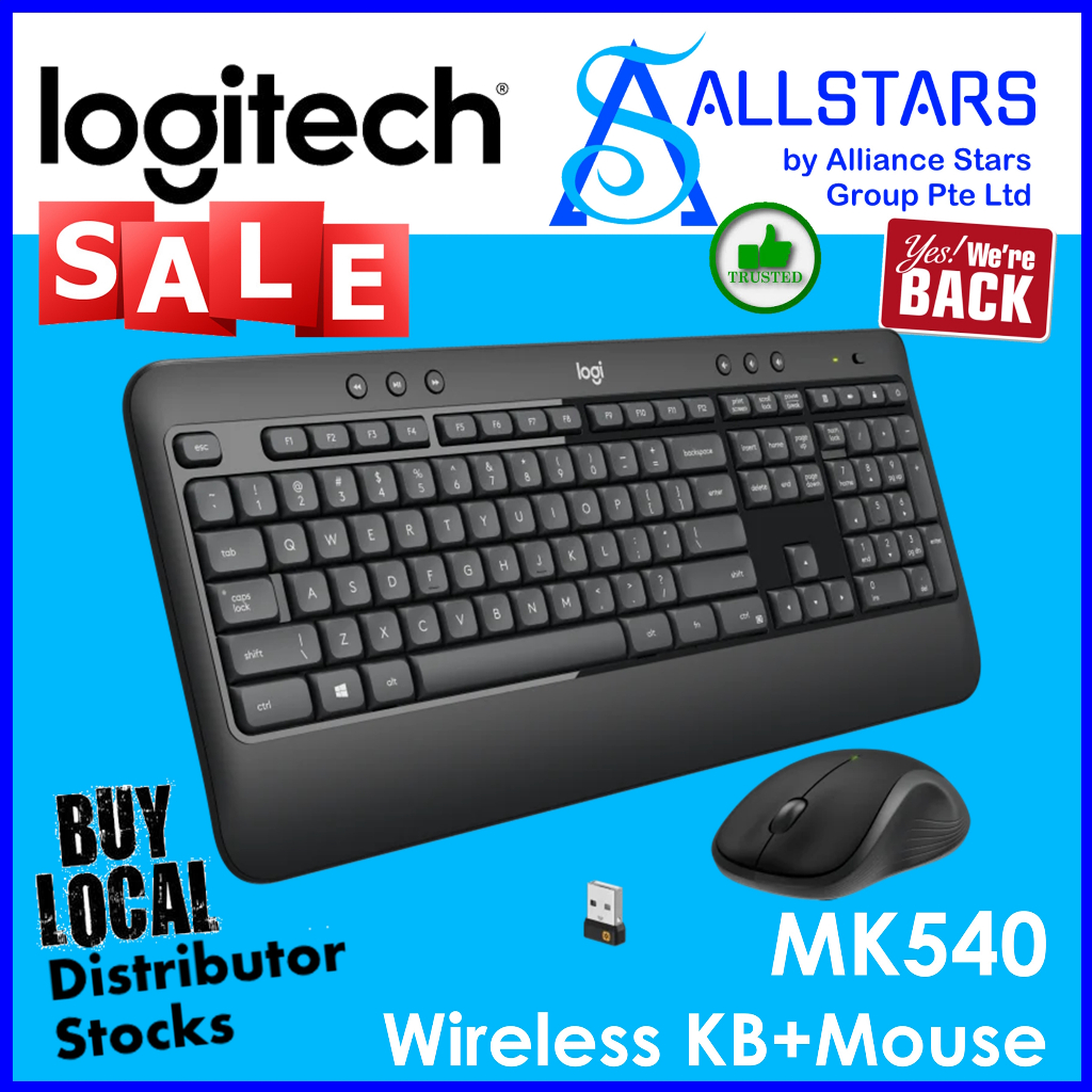 (ALLSTARS : Keyboard & Mouse Promo) LOGITECH MK540 Advanced Wireless ...