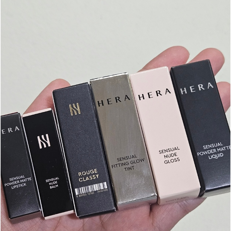 [HERA] MINI LIPS (Sensual Nude balm 112,174 /Powder Matte Liquid 133 ...