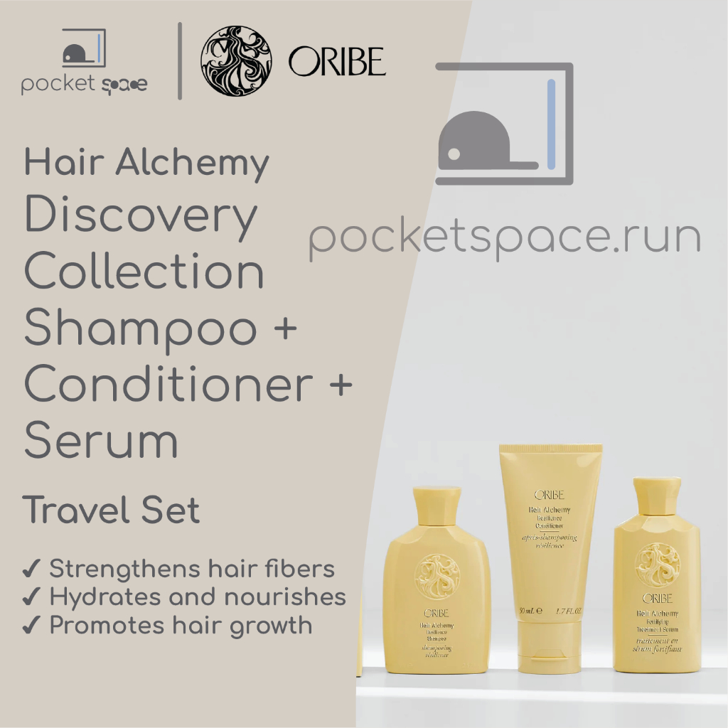 Oribe Hair Alchemy Discovery Collection Travel Kit (Shampoo + Treatment ...