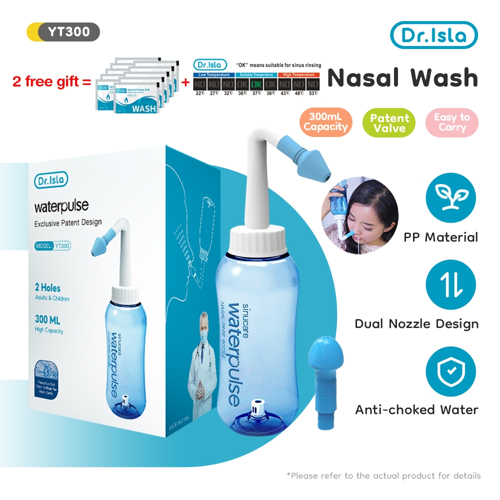Dr.Isla YT300 Nasal Rinse Nose Nasal Wash Neti Pot Cleaner Irrigation ...