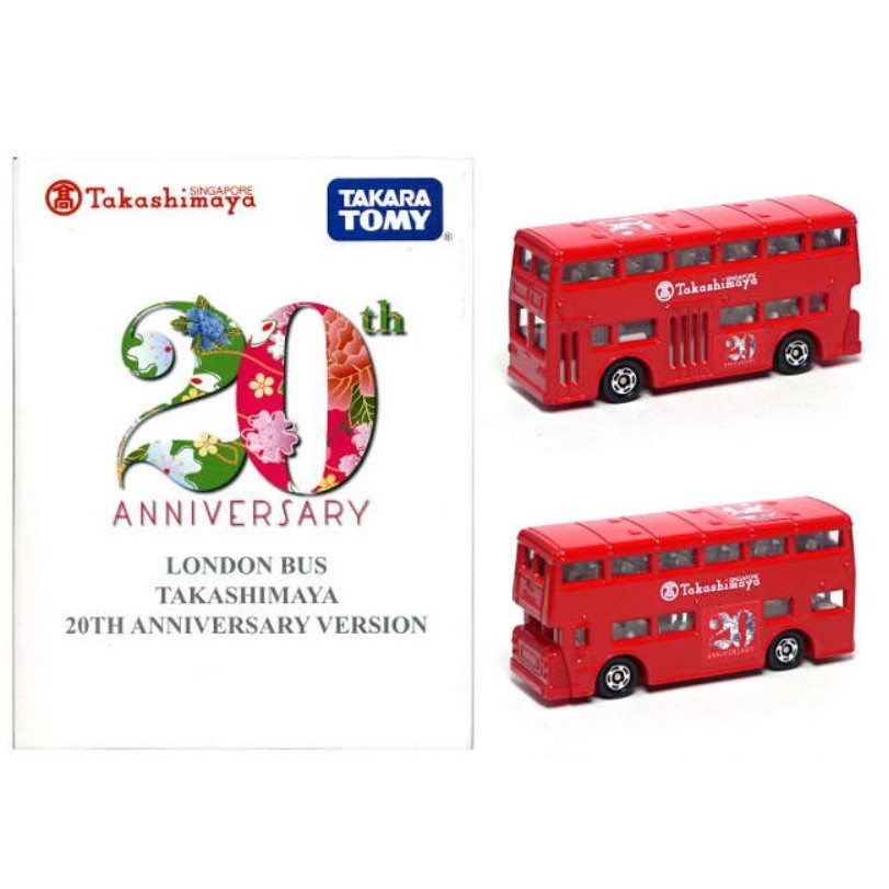 Tomica Limited Edition Takashimaya Red London Bus 20th Anniversary ...