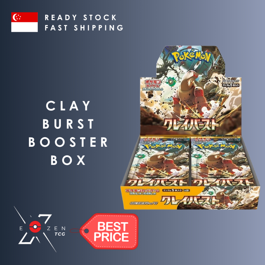Pokemon Clay Burst Booster Box [Japanese][sv2D] | Shopee Singapore