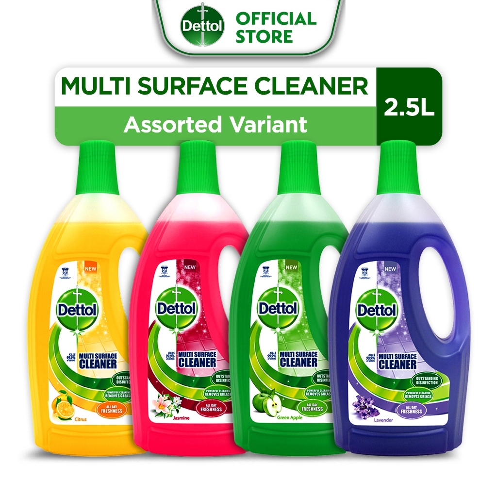 Dettol Multi Surface Cleaner Assorted Variants (2.5L) | Shopee Singapore